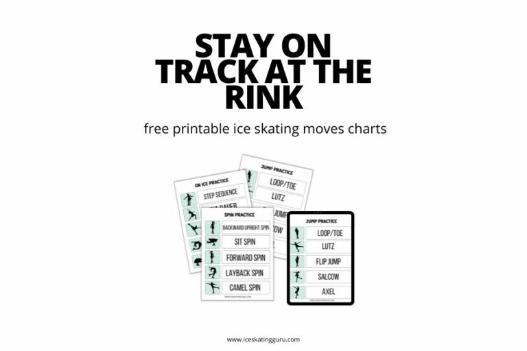 Ice Skating Moves Chart {Free Printable}