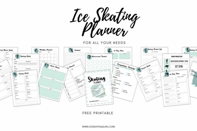 Printable Ice Skating Journal {Figure Skating Journal]