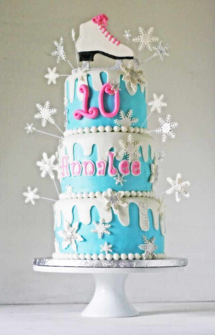 30 Amazing Ice Skating Cake Ideas